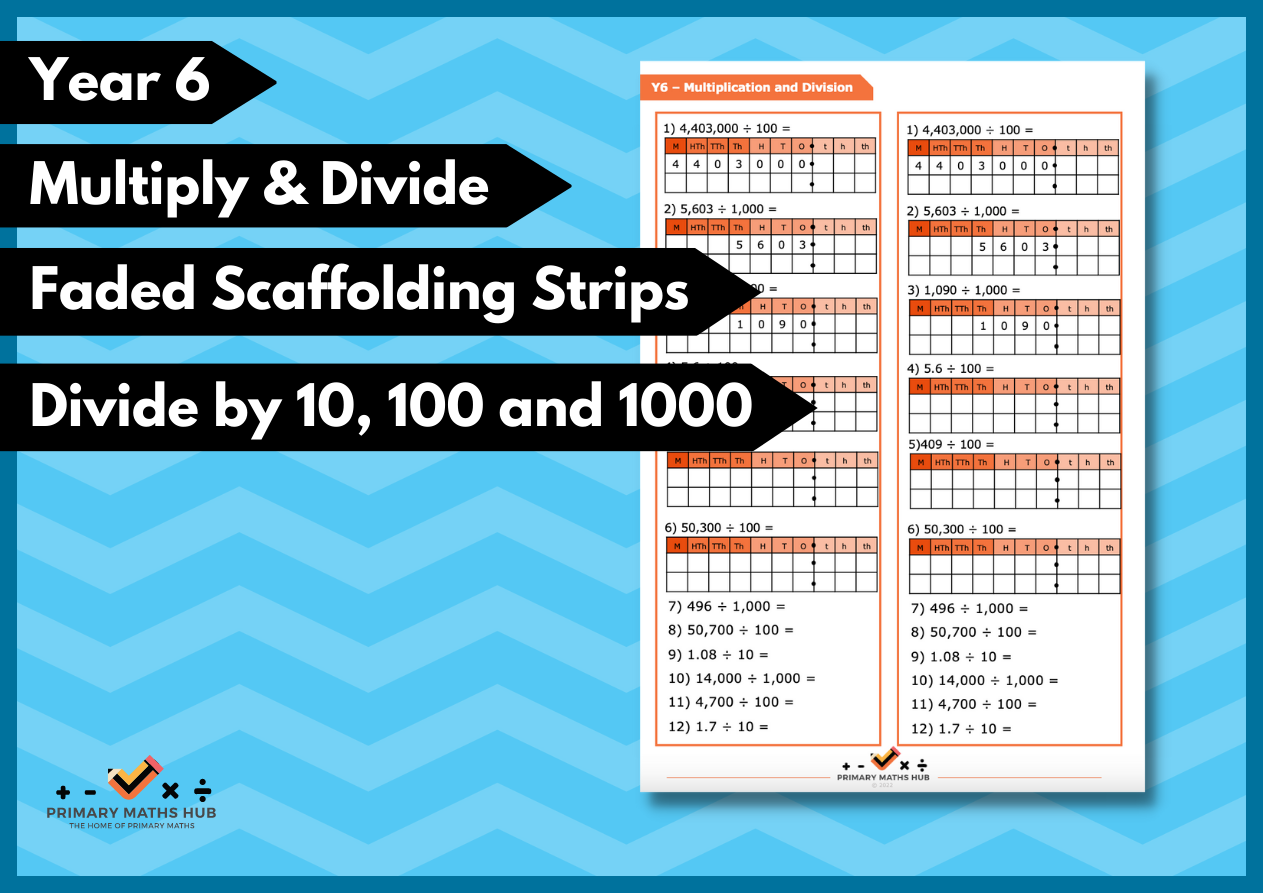Primary Maths Hub | Year 6 – Multiplication and Division