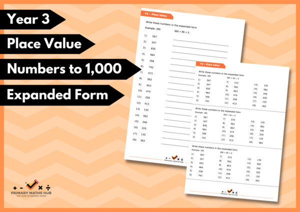 Primary Maths Hub | Year 3 – Place Value