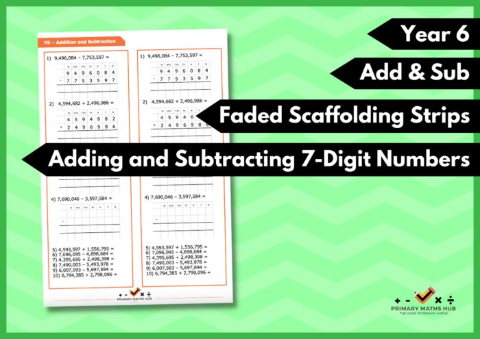 Primary Maths Hub | Year 6 – Addition and Subtraction