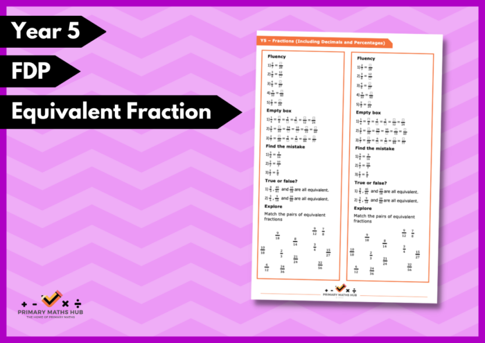 Primary Maths Hub | Year 5 – Fractions