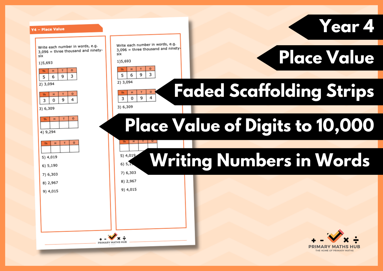 Primary Maths Hub | Year 4 – Place Value