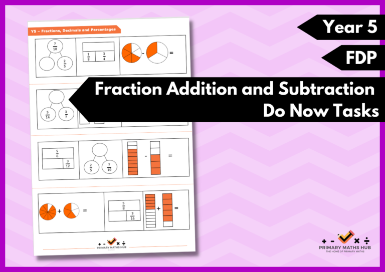 Year 5 – Fractions - Primary Maths Hub