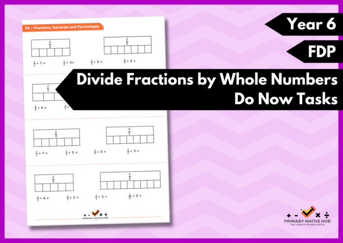 Year 6 – Fractions - Primary Maths Hub