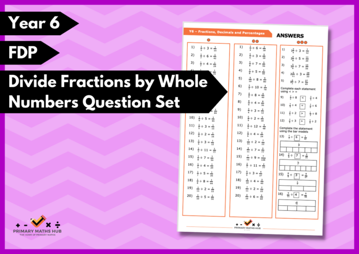 Year 6 – Fractions - Primary Maths Hub
