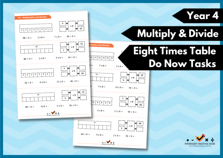 Year 4 – Multiplication and Division - Primary Maths Hub