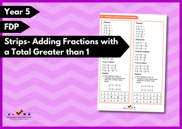 Year 5 – Fractions - Primary Maths Hub