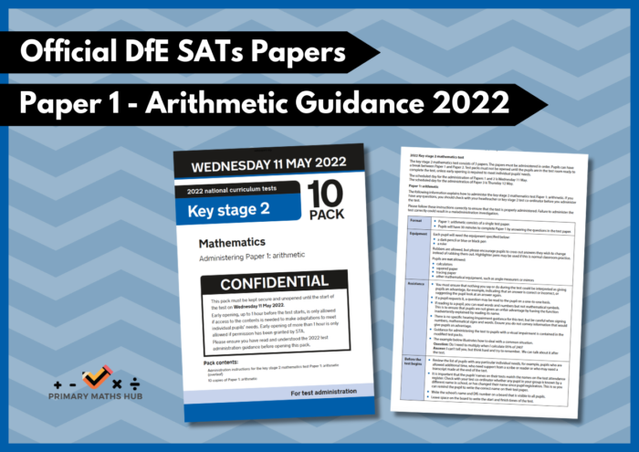 Official Y6 DfE SATs Papers - Primary Maths Hub