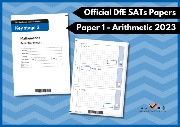 Official Y6 DfE SATs Papers - Primary Maths Hub