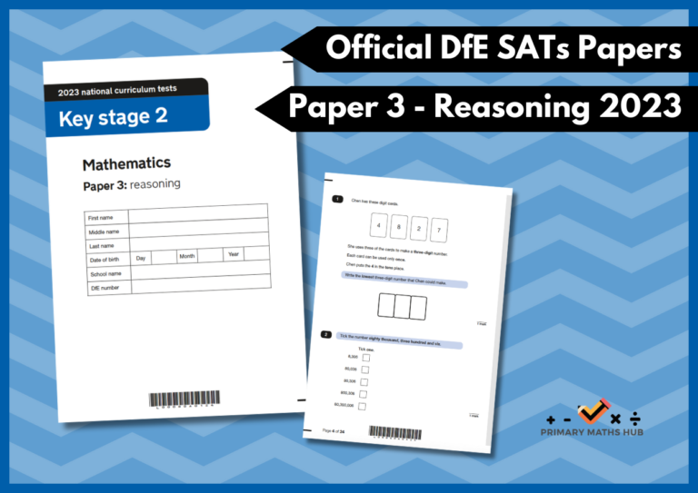 Official Y6 DfE SATs Papers - Primary Maths Hub