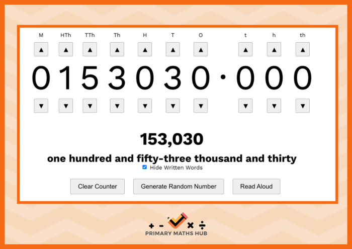Interactive Teaching Tools - Primary Maths Hub